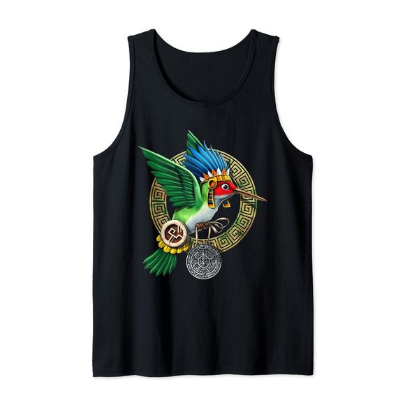 Ancient Aztec Mayan Clothing | Tops | Aztec God Huitzilopochtli ...